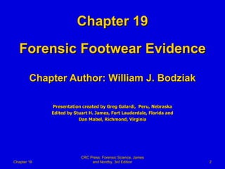 19 Forensic Science Powerpoint Chapter 19 Forensic Footwear Evi | PPT