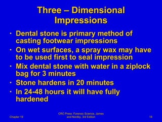 19 Forensic Science Powerpoint Chapter 19 Forensic Footwear Evi | PPT