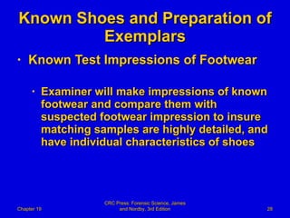 19 Forensic Science Powerpoint Chapter 19 Forensic Footwear Evi | PPT
