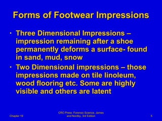 19 Forensic Science Powerpoint Chapter 19 Forensic Footwear Evi | PPT