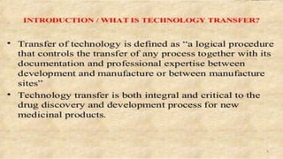 Technology Transfer | PPTX