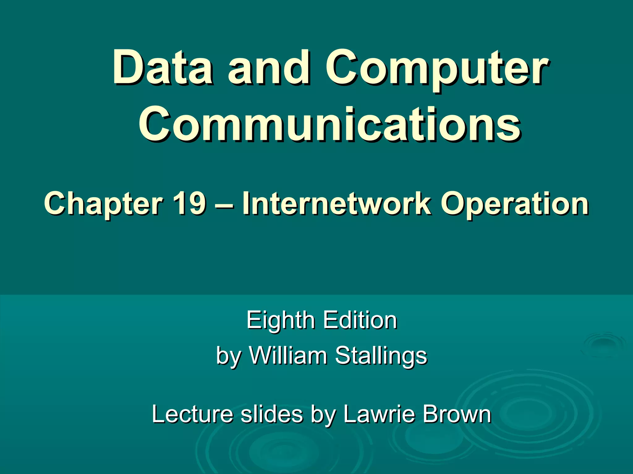 internetworking operation | PPT
