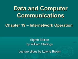 internetworking operation | PPT