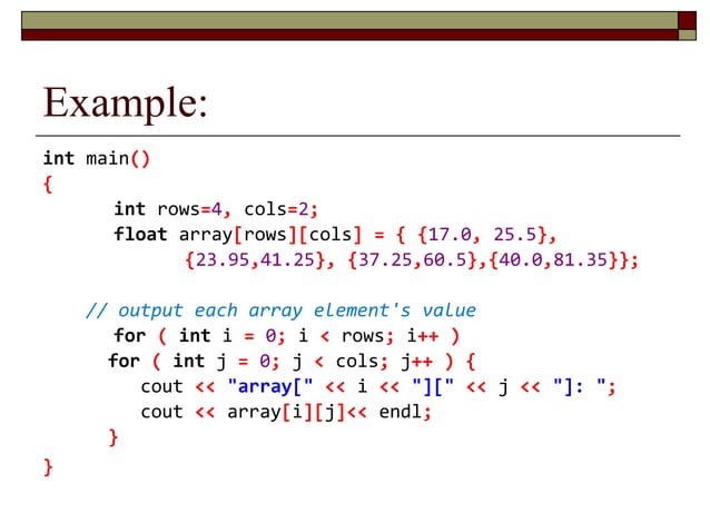 19-Lec - Multidimensional Arrays.ppt