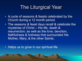 19 Liturgical Year Precepts Of The Church | PPT
