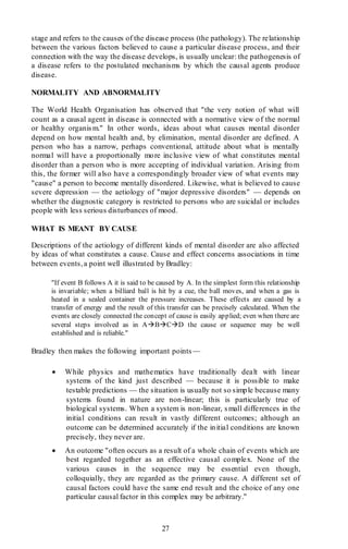 Mental Health and Mental Disorder: Key Concepts | DOCX