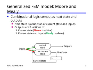 moore melay of synchronous sequential circuits.ppt | Programming Languages | Computing