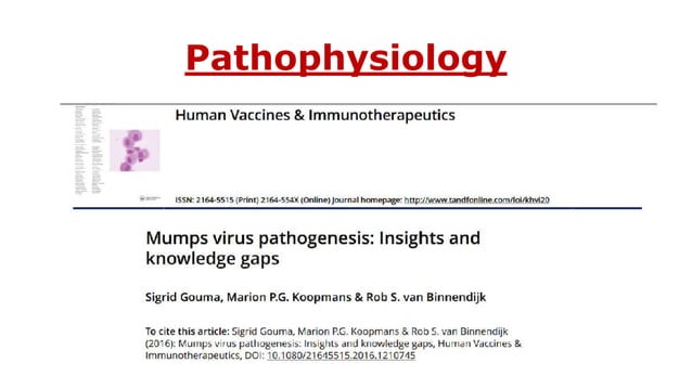 mumps Pathology | PPT