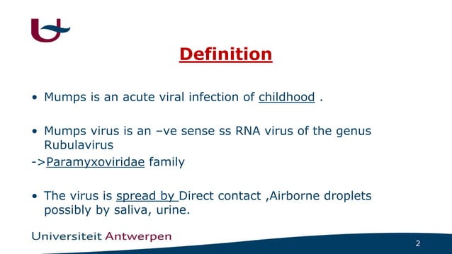 mumps Pathology | PPT