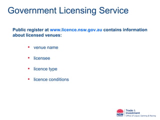 Office of Liquor & Gaming - Simon Munt | PPT