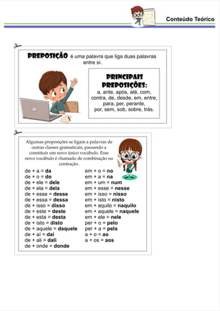 19- Preposição Análise morfológica fundamental | PDF