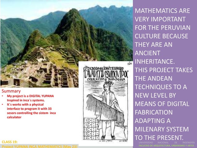 19.proyecto yupna incamathematics-(may 30) | PPT