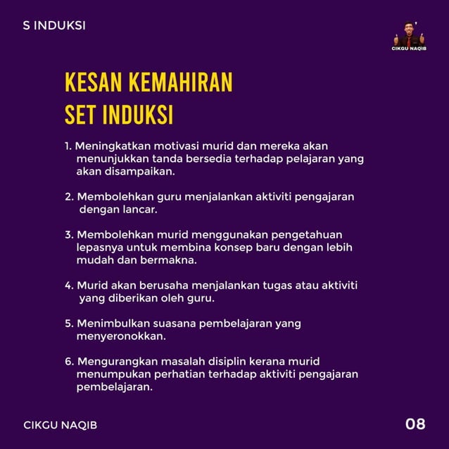 SET INDUKSI (Set Pembelajaran untuk memulakan PdP) | PDF