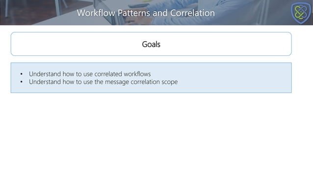 Workflow Patterns and Correlation 3.7 | PPTX
