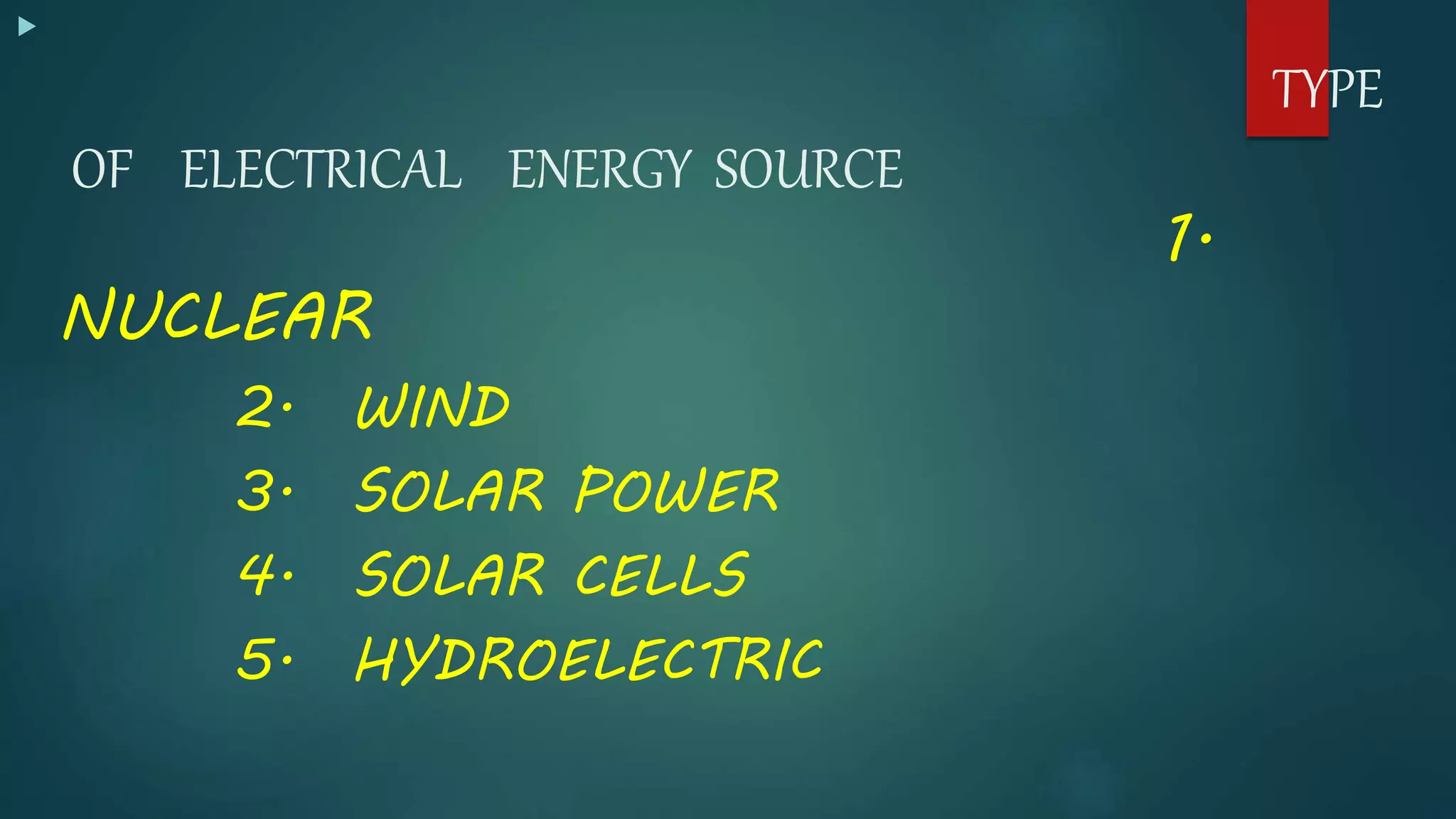 ENERGY SOURCES | PPTX