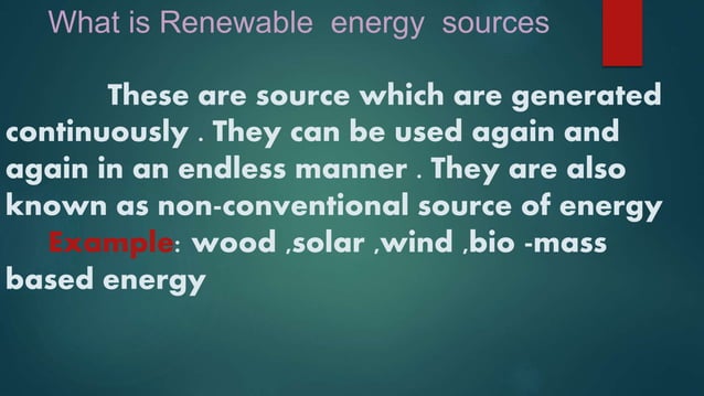 ENERGY SOURCES | PPT