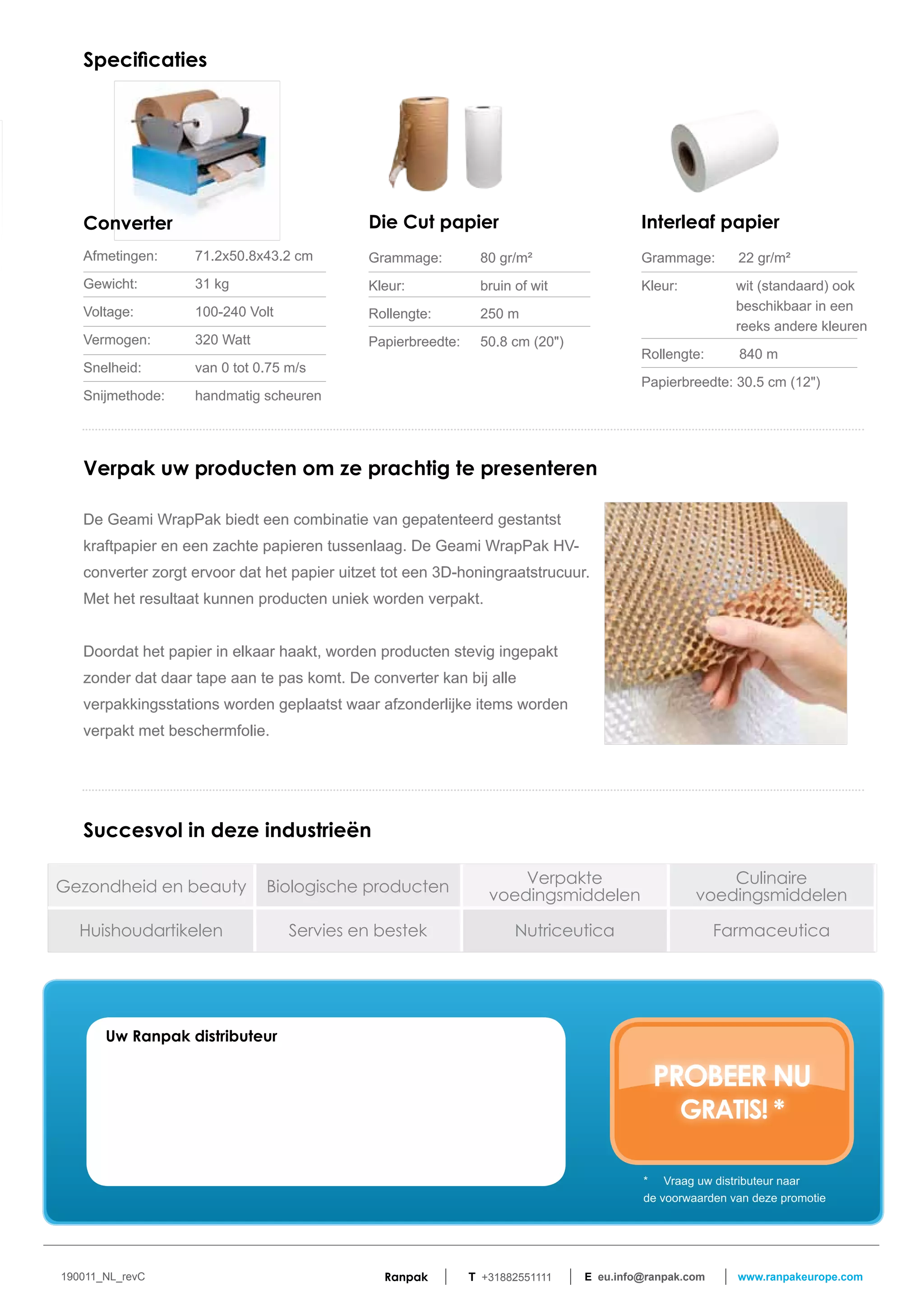 Brochure Geami WrapPak HV | PDF