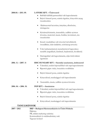 Gyarmati Katalin_CV | PDF