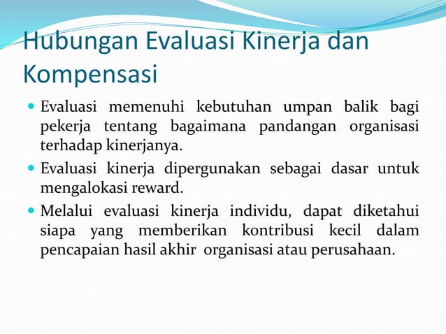 190069786 evaluasi-kinerja-dan-kompensasi | PPT