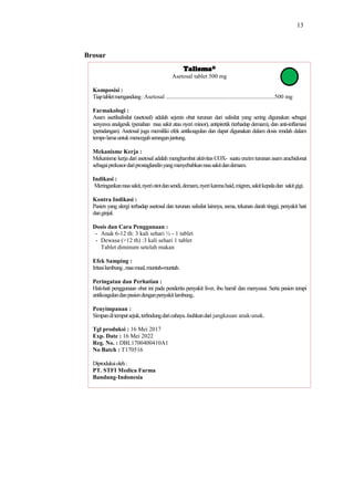 19008 self formulation asetosal. | PDF