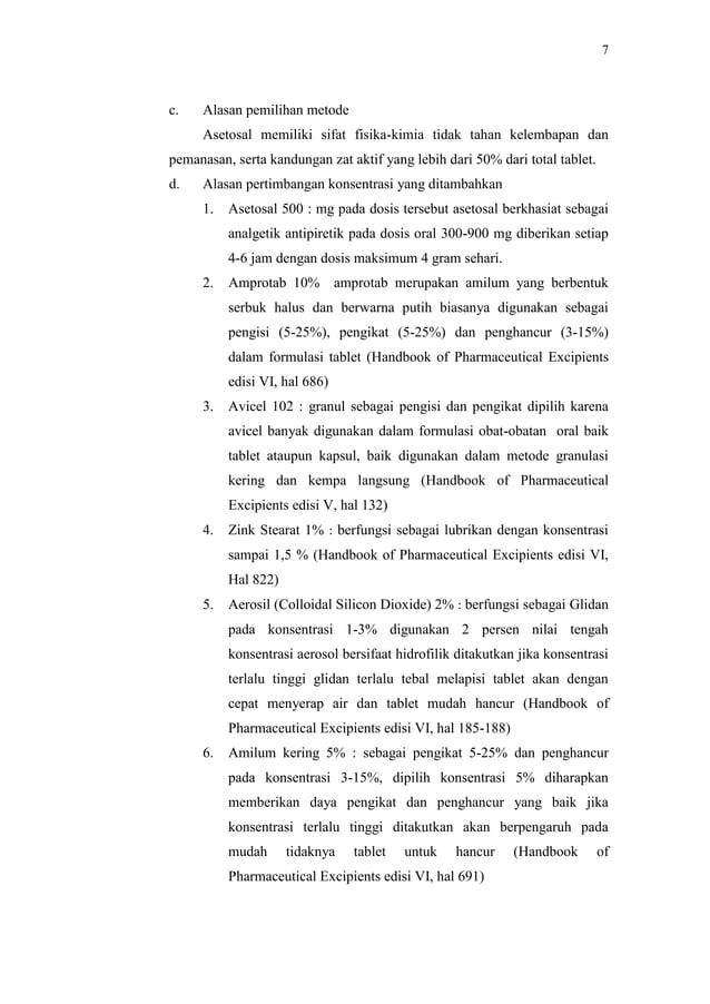 19008 self formulation asetosal. | PDF