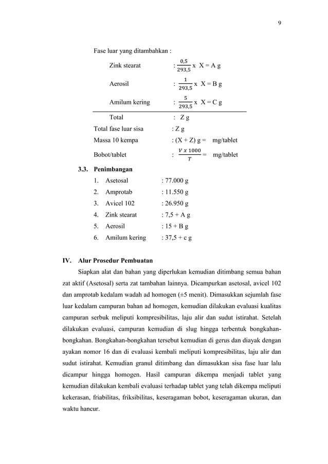 19008 self formulation asetosal. | PDF