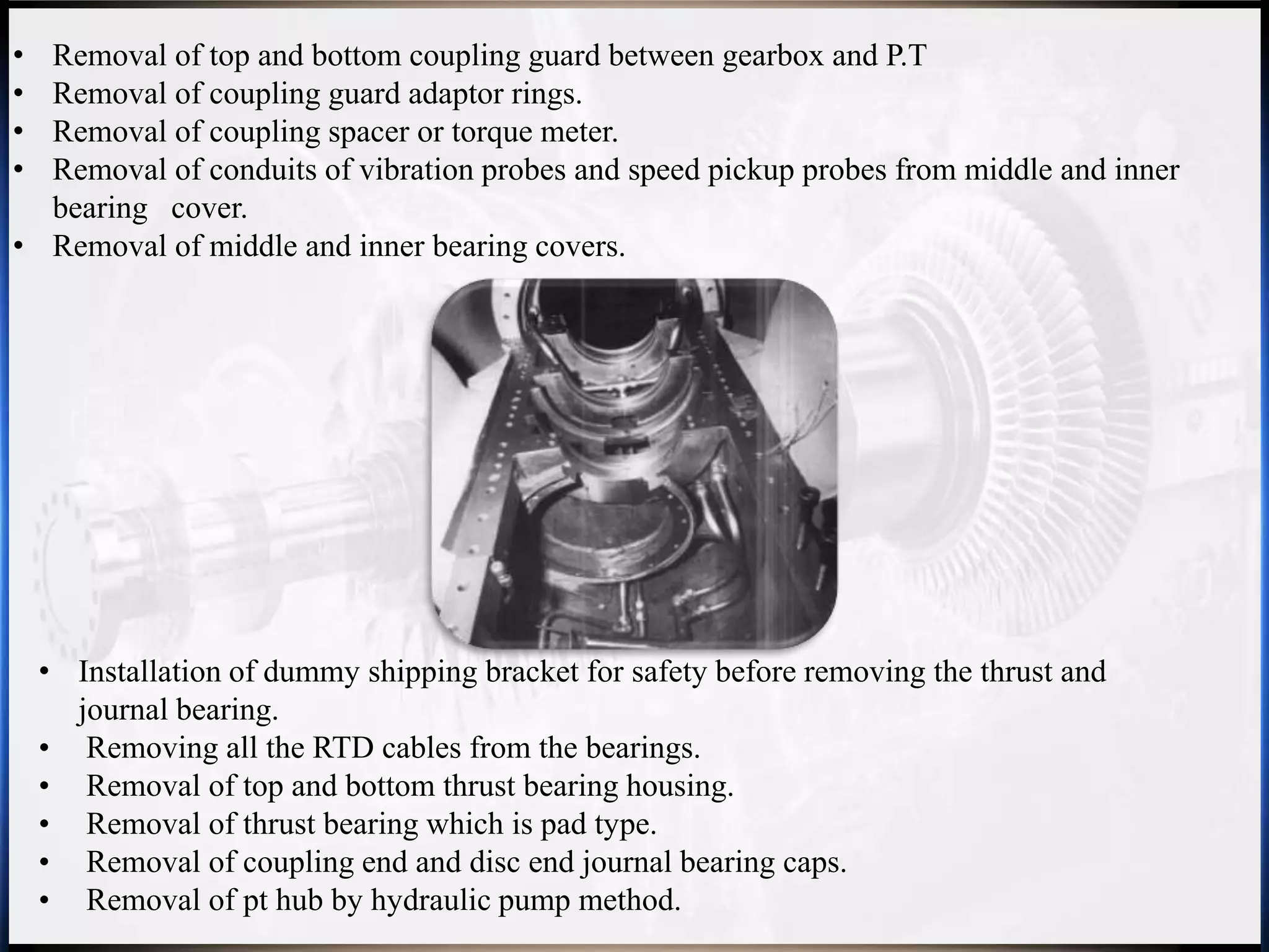 PROCESS GAS COMPRESSOR AND PT OVERHAULING | PPTX