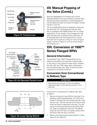 1900 maintenance manual consolidated pressure relief valves | PDF