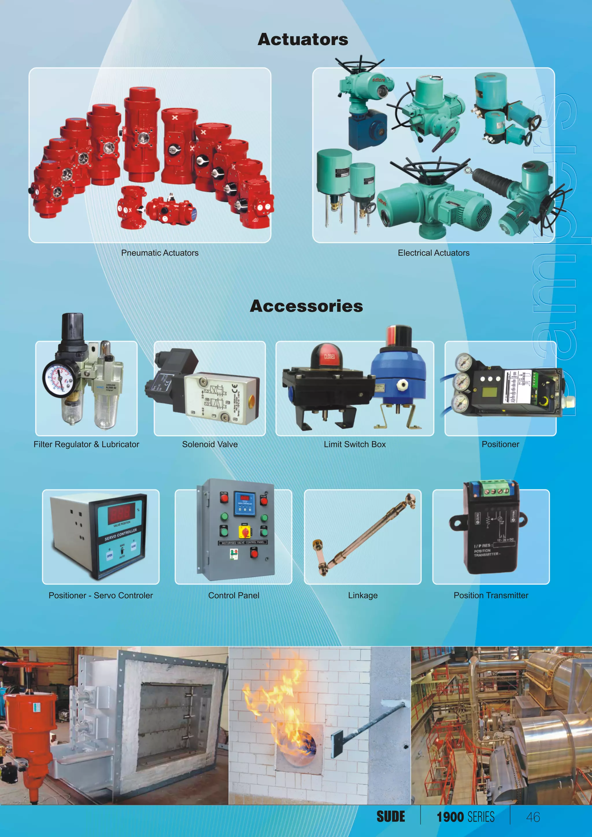 1900 series damper with electrical and pneumatic actuator | PDF