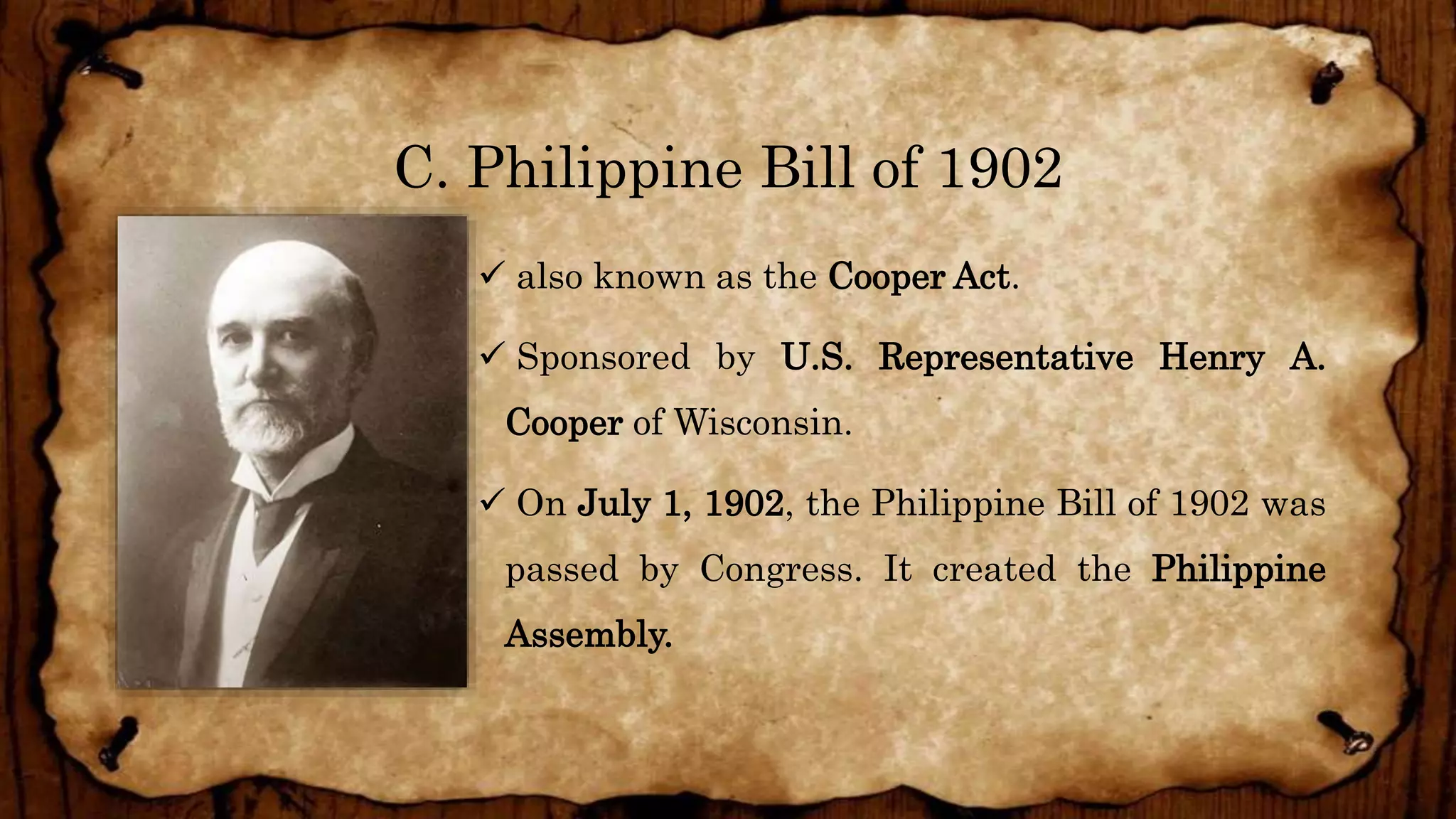 American Colonization Period in the Philippines (1901-1935) | PPTX