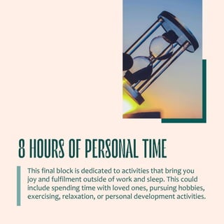 8+8+8 Rule Of Time Management For Better Productivity | PDF