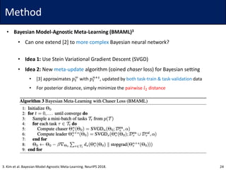 Bayesian Model-Agnostic Meta-Learning | PPT