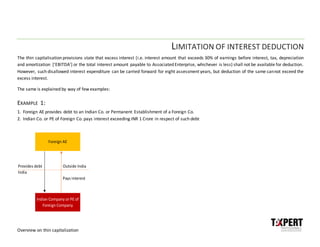 Thin Capitalisation | DOCX