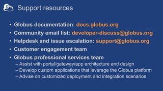 Building the Services Ecosystem (GlobusWorld Tour - STFC) | PPT