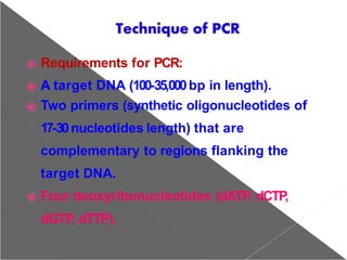 Polymerase chain reaction of the system manager | PPT