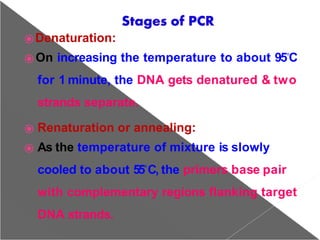Polymerase chain reaction of the system manager | PPTX