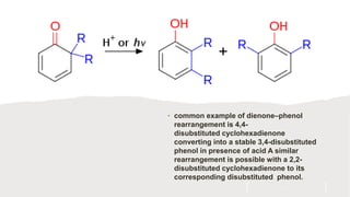 Dienone phenol rearrangement reaction | PPTX