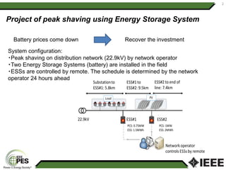 Optimal Energy Storage System Operation for Peak Reduction | PPTX