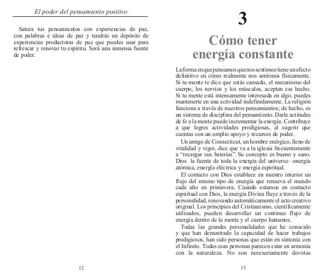 Libro El Poder Del Pensamiento Positivo Norman Pdf - Leer un Libro Libro El Poder Del Pensamiento Positivo Norman Pdf - Leer un Libro