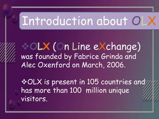 OLX - Online Exchange Free Classifieds | PPT