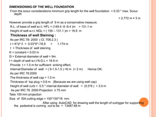 19021 d2004 well foundation design ppt | PPTX