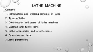 lathe machine | PPT
