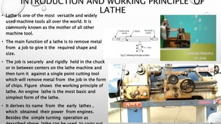 lathe machine | PPTX