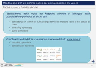 Monitoraggio 2.0: un sistema nuovo per un'informazione più veloce | PPT