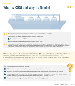 FSRU procurement for Oil and Gas Upstream Business (clauses and legal ...