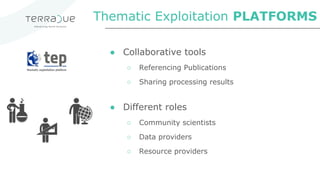GEO Expert Advisory Group - ESA Thematic Exploitation Platforms ...