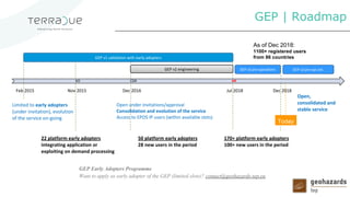 GEO Expert Advisory Group - ESA Thematic Exploitation Platforms ...