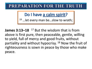 A Receptive Heart - James 1:19-21 | PPT