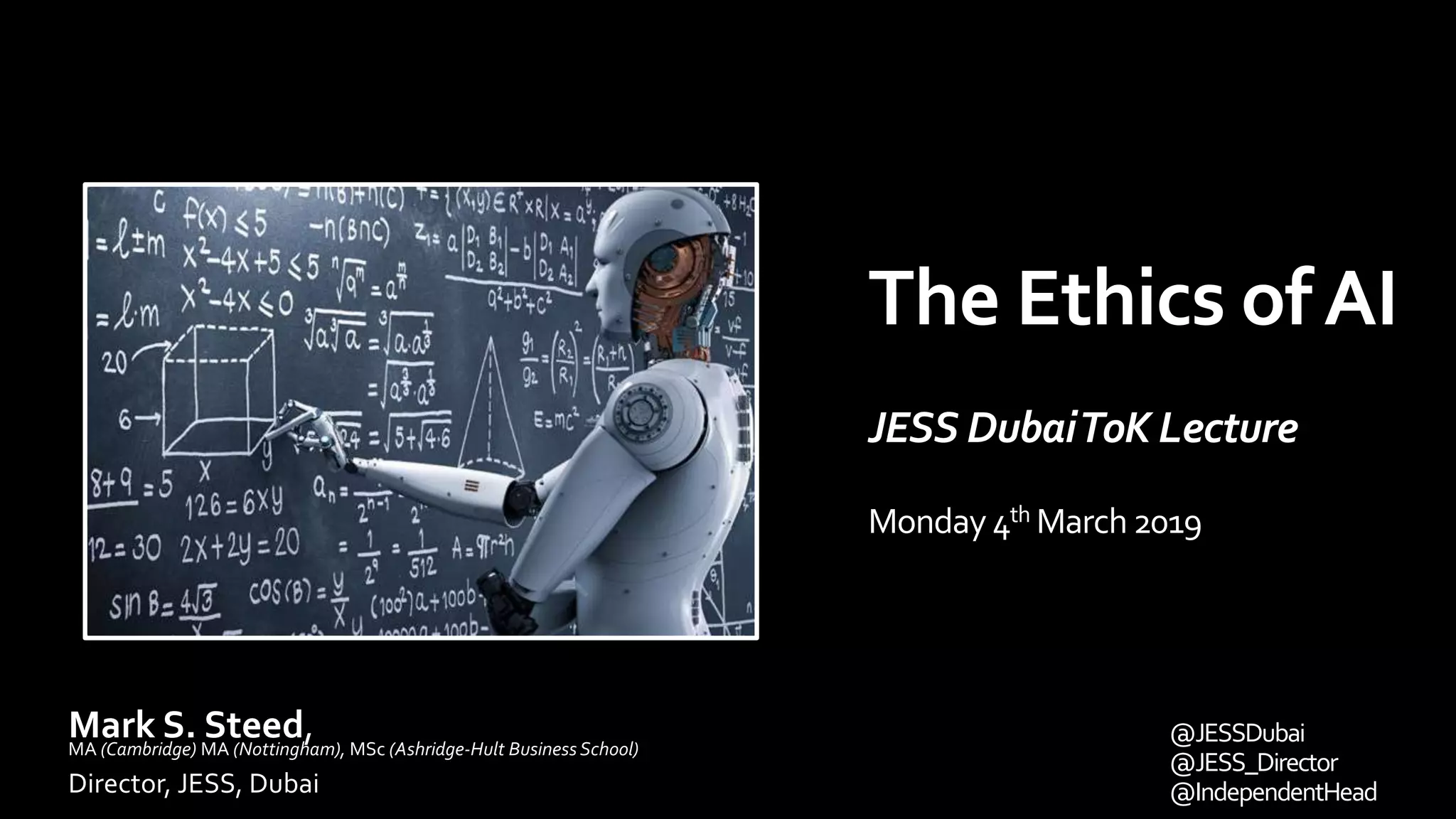 The Ethics of AI | PPTX