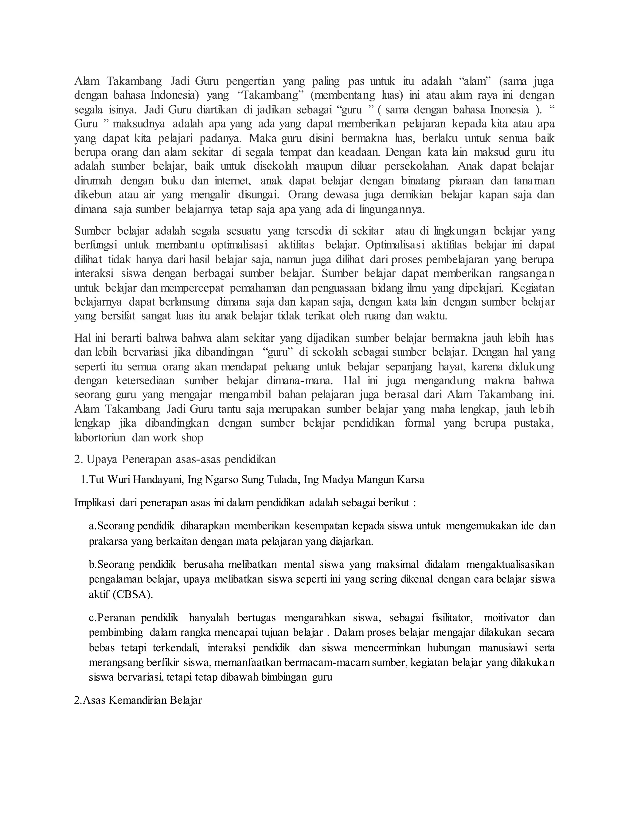 Asas Pendidikan dan Upaya Penerapannya.docx